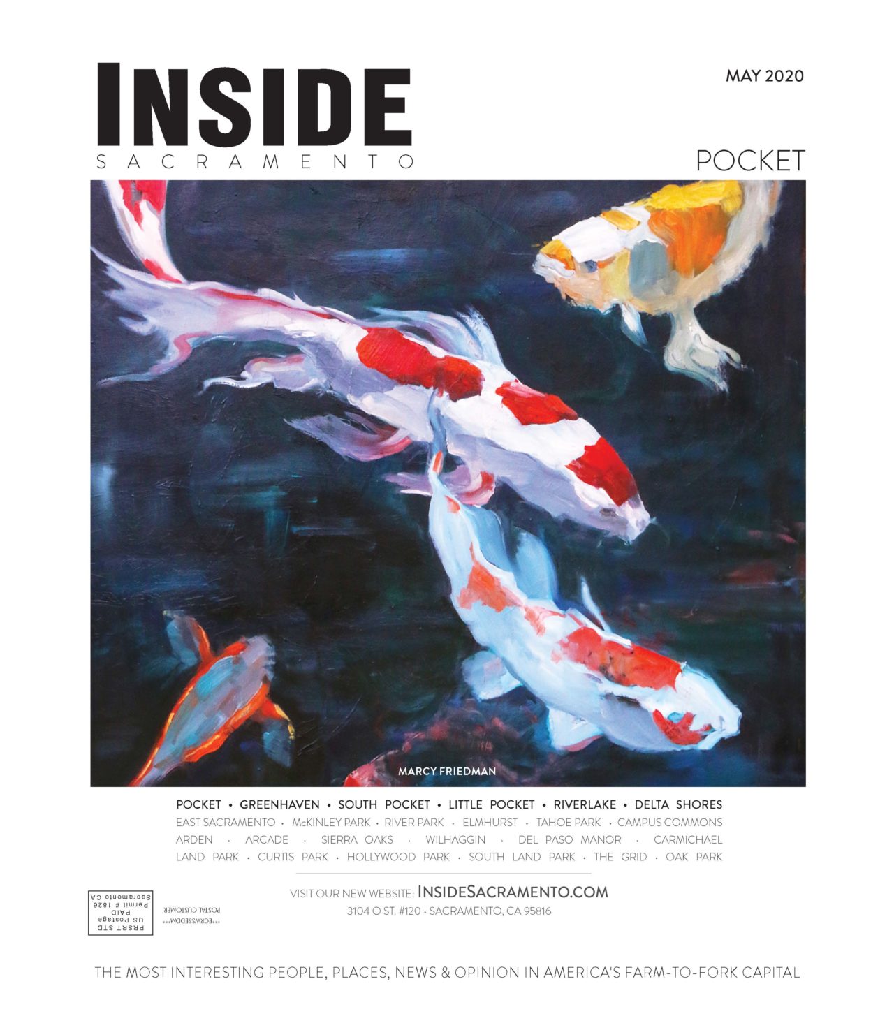 Cover Artist Marcy Friedman - Inside Sacramento