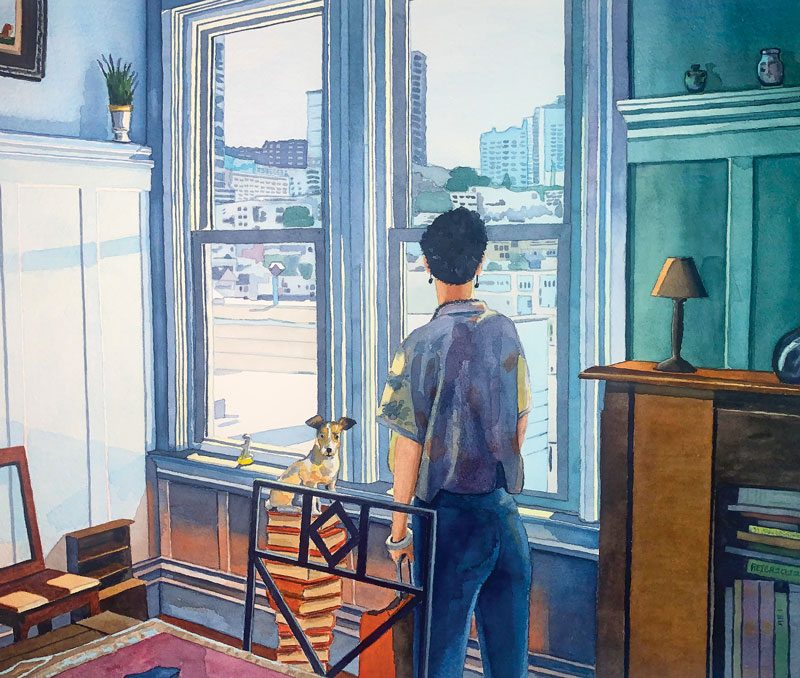 Cover Artist Russell Reich - Inside Sacramento